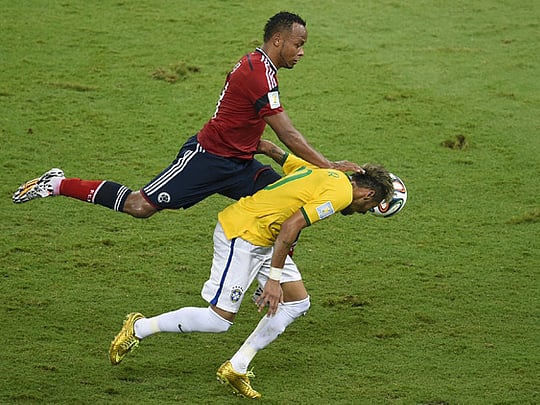 I never meant to hurt Neymar, says Colombia’s Juan Zuniga