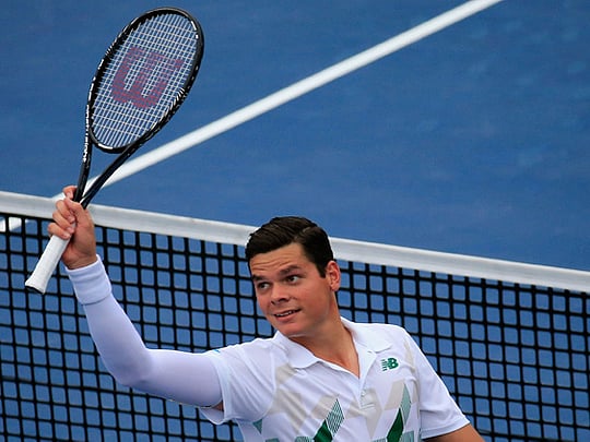 Milos Raonic utilises big serve to beat Steve Johnson
