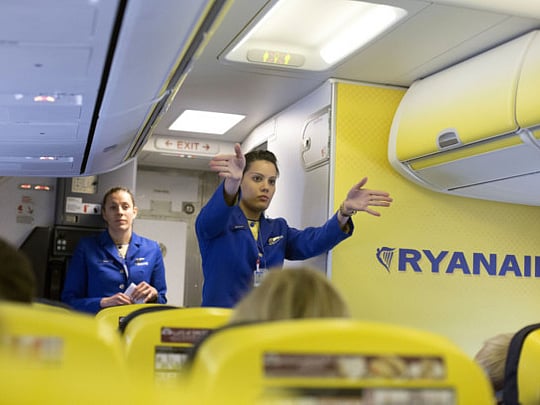 Ryanair upgrades to business class