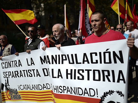 Spain’s Catalans protest to demand secession vote