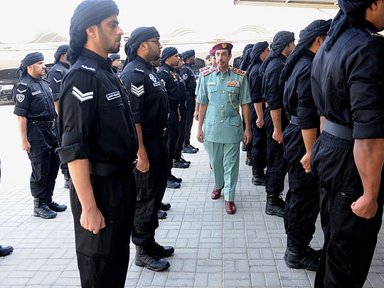 Deputy chief of Ajman Police on tour