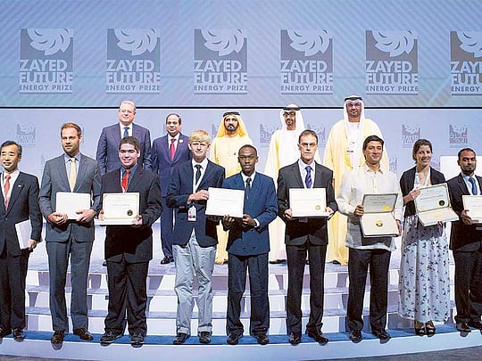 Winners Of Zayed Future Energy Prize Awarded
