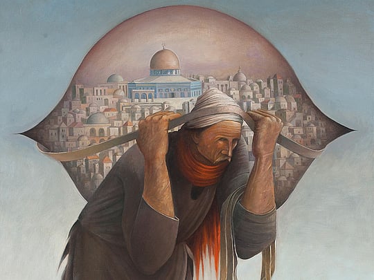 Have this ‘restored’ painting for Gaddafi for Dh1m