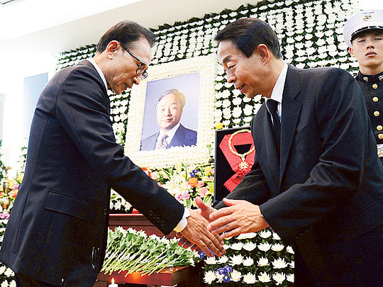 Former South Korean president Kim Young-sam dies at 87