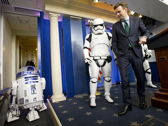 ‘Star Wars’ mania comes to the White House