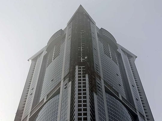Massive fire erupts at Torch tower in Dubai Marina