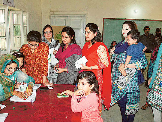 Local polls under way after 17 years in Pakistan cantonments