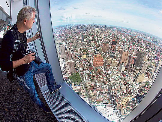 New York celebrates opening of World Trade Center deck