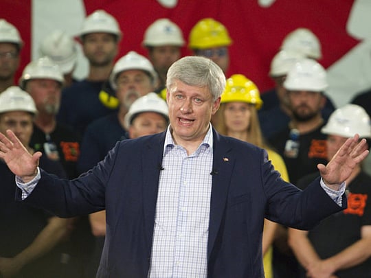 Harper wants to make it harder to vote against him