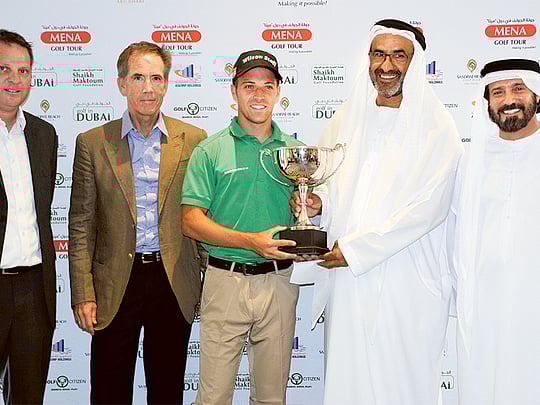 Mena Golf Tour: King holds nerve to win Abu Dhabi Golf Citizen Open