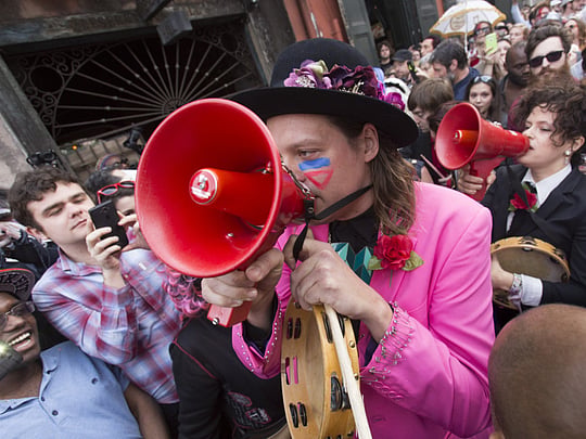 David Bowie celebrated in New Orleans with a parade