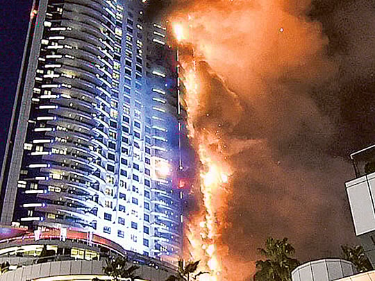 Short circuit caused Address hotel fire, say Dubai Police