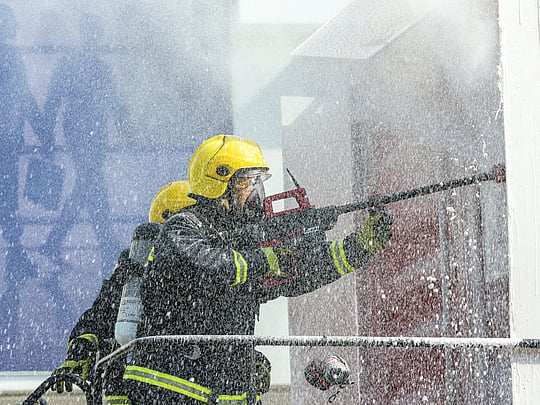 Now a firefighting tool that cuts through steel