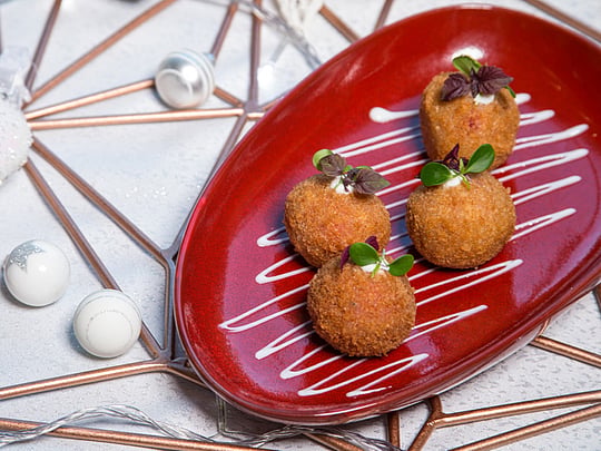 Festive recipe: Beetroot and goat's cheese arancini
