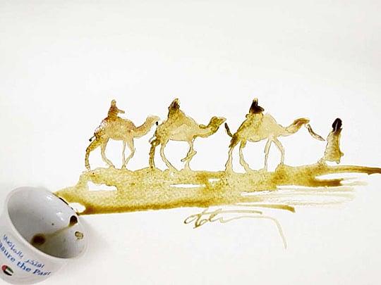 Emirati artist shares emotions through art