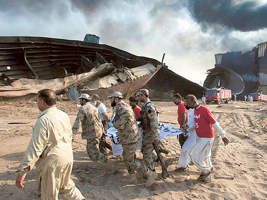 Nine dead, 59 wounded in Pakistan ship-breaking accident