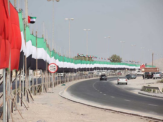 RAK road sees ‘longest and biggest’ UAE flag
