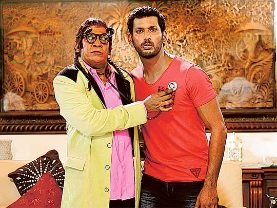 ‘Kathi Sandai’: An action-comedy with Vadivelu and Vishal