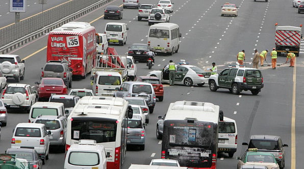 Rubbernecking: Yes, there’s an accident, now keep driving
