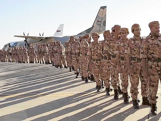 Military drills in Saudi Arabia send strong message
