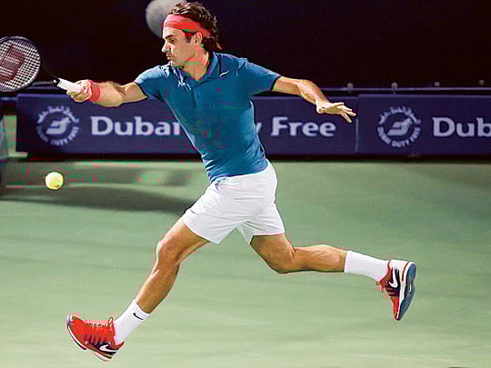 Federer disappointed at missing out on Dubai championship