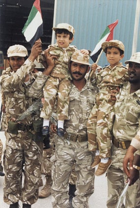 March 13, 1991: Royal welcome for UAE troops returning from Kuwait