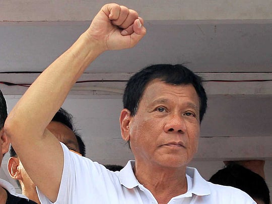 Philippine polls: Duterte leads in Dubai