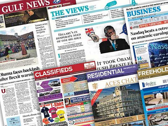 Gulf News is number one in the UAE