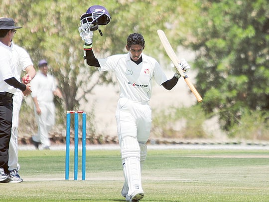 Figy making waves in UAE school cricket