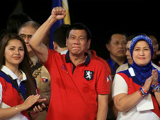 Philippines’ Duterte snubs proclamation of his own victory