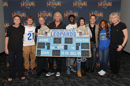 Def Leppard meets Arkansas School for the Deaf Leopards