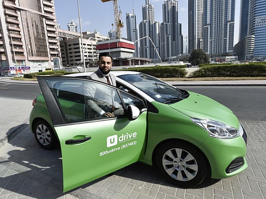 Dubai pay-per-minute car rental Udrive raises $5m