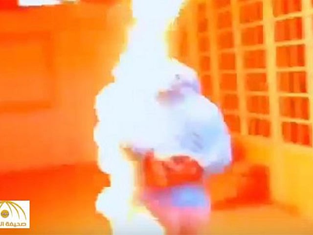Watch: Man set on fire in extreme prank