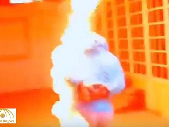 Watch: Man set on fire in extreme prank