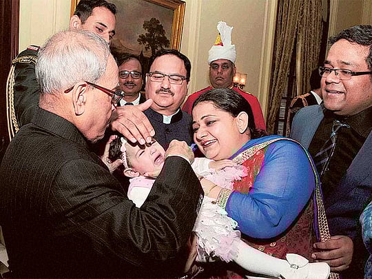 President launches pulse polio immunisation programme