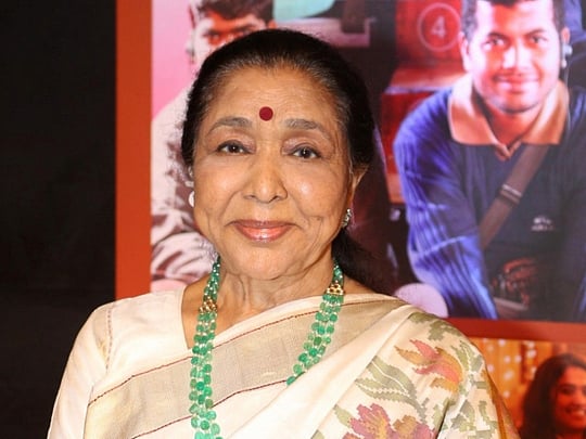 Asha Bhosle and Javed Ali in Dubai concert