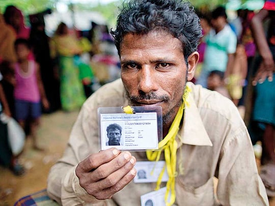 Unrecognised at home, Rohingya refugee receives 1st ID card