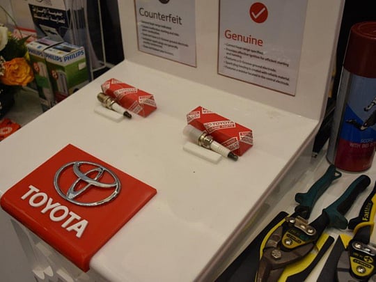 Fake car parts worth Dh36 million seized