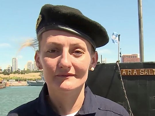 Argentina’s first female submarine officer on board missing vessel