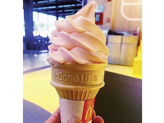 McDonald’s Soft Serve is now Dh2 at some locations