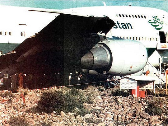 December 28, 1997: PIA flight careens off runway in Dubai