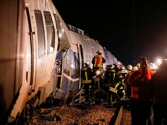 Nearly 50 hurt in Germany train crash