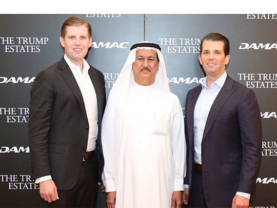 Trump brand sets the course in Dubai