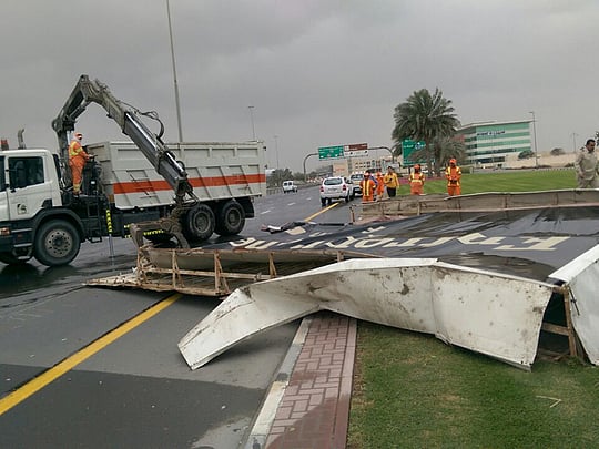 Dubai cleans up after storm leaves trail of destruction