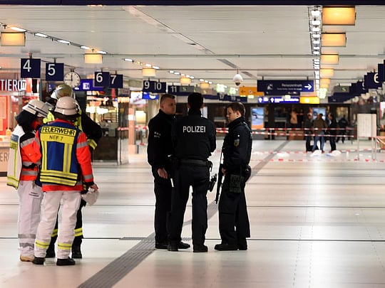 Man with axe goes on rampage at German train station
