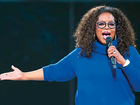 Oprah says woman in public restroom hectored her
