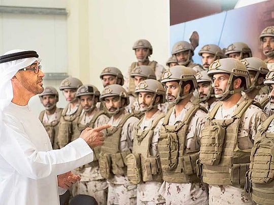 Mohammad Bin Zayed inaugurates Joint Fires Wing at Presidential Guard ...