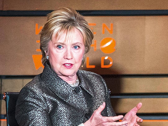 Hillary Clinton, free to speak her mind