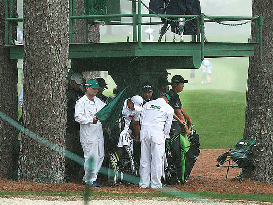 Storm warning threatens Augusta’s first two rounds