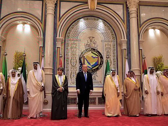 In Riyadh speech, Trump calls for isolation of Iran